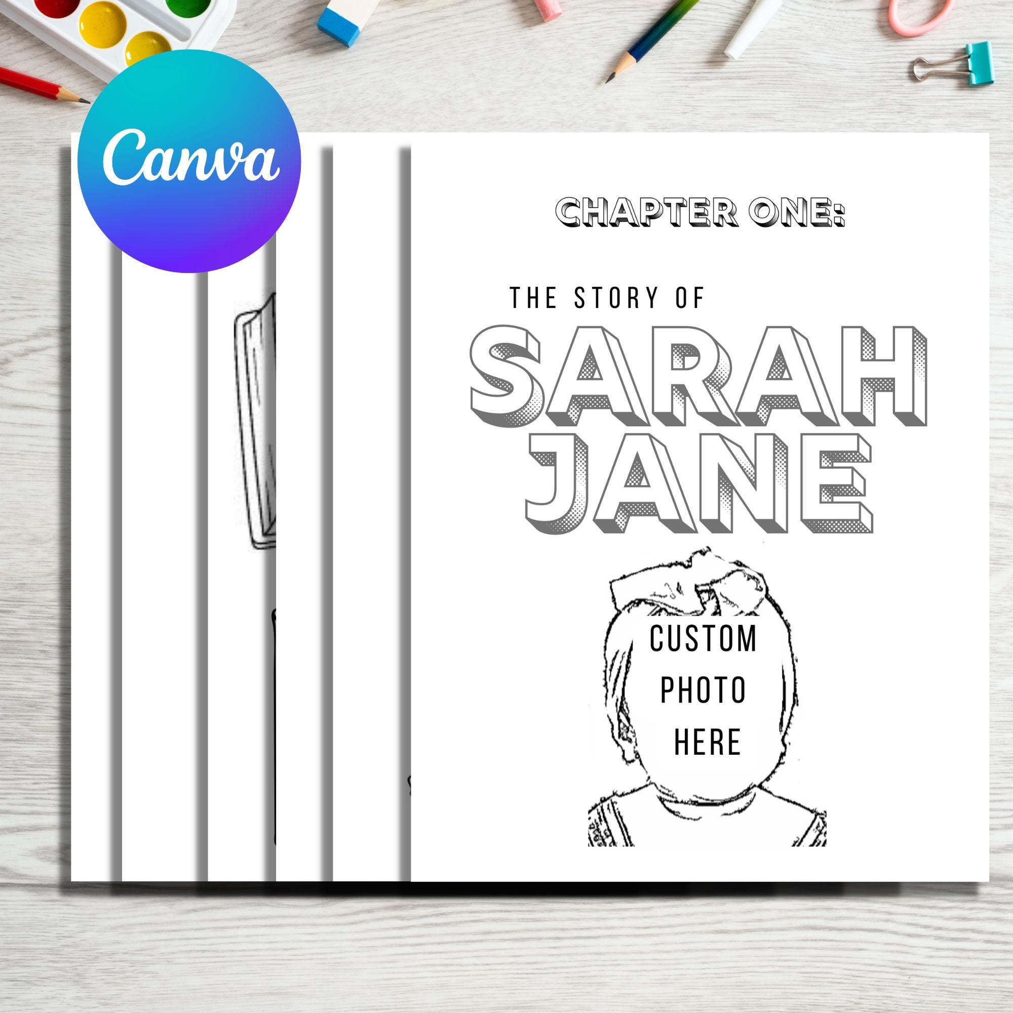 CANVA EDITABLE TEMPLATE | Storybook Themed Activity Book | Digital ...