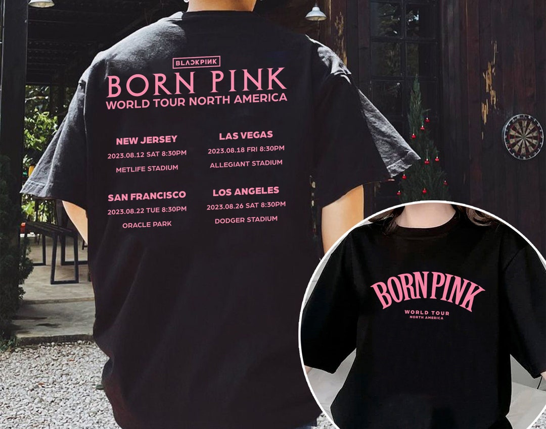 Born Pink Merch Shirt Blackpink Born Pink World Tour Shirt - Etsy