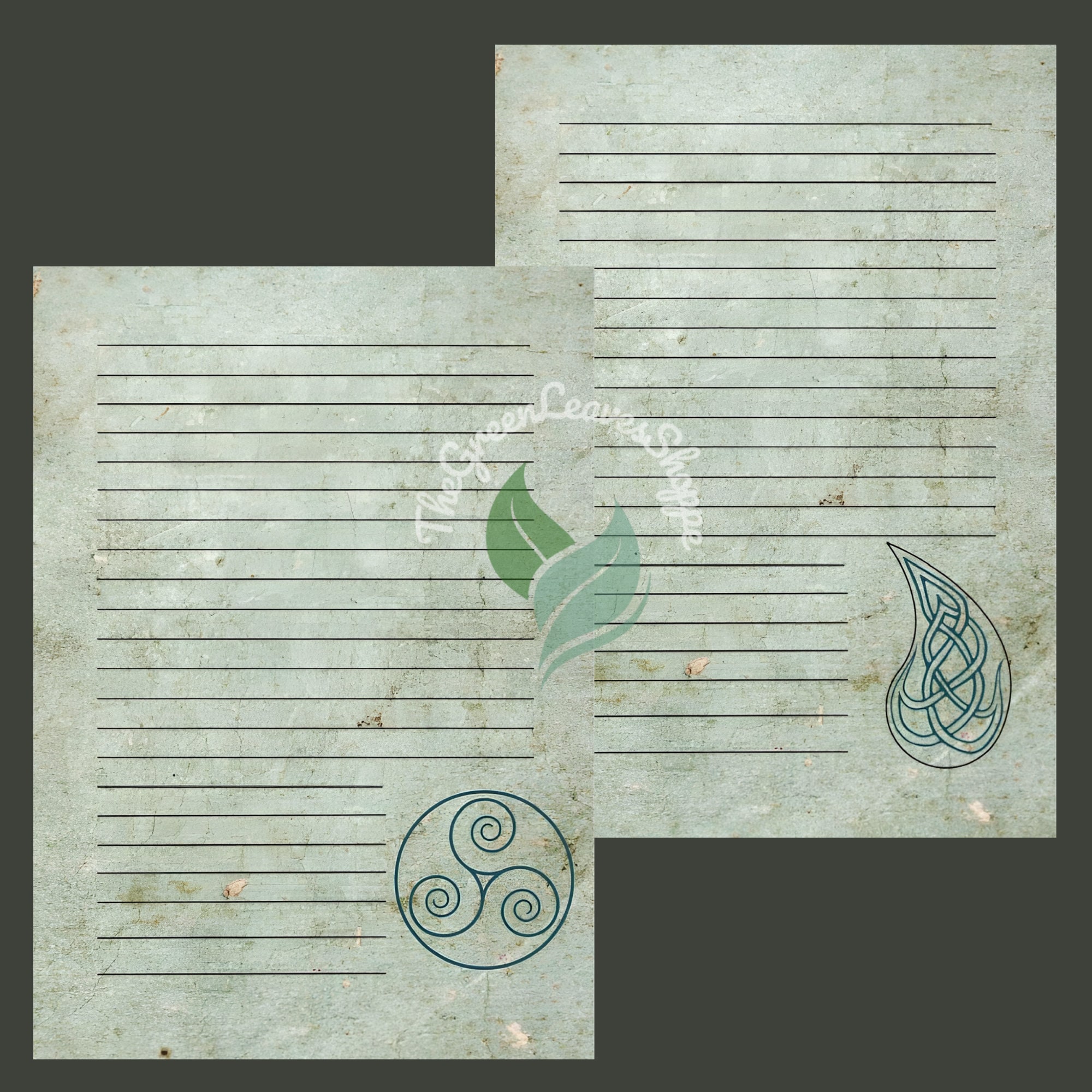 Printable Celtic and Irish Notebook Pages: 24 Different Printable ...