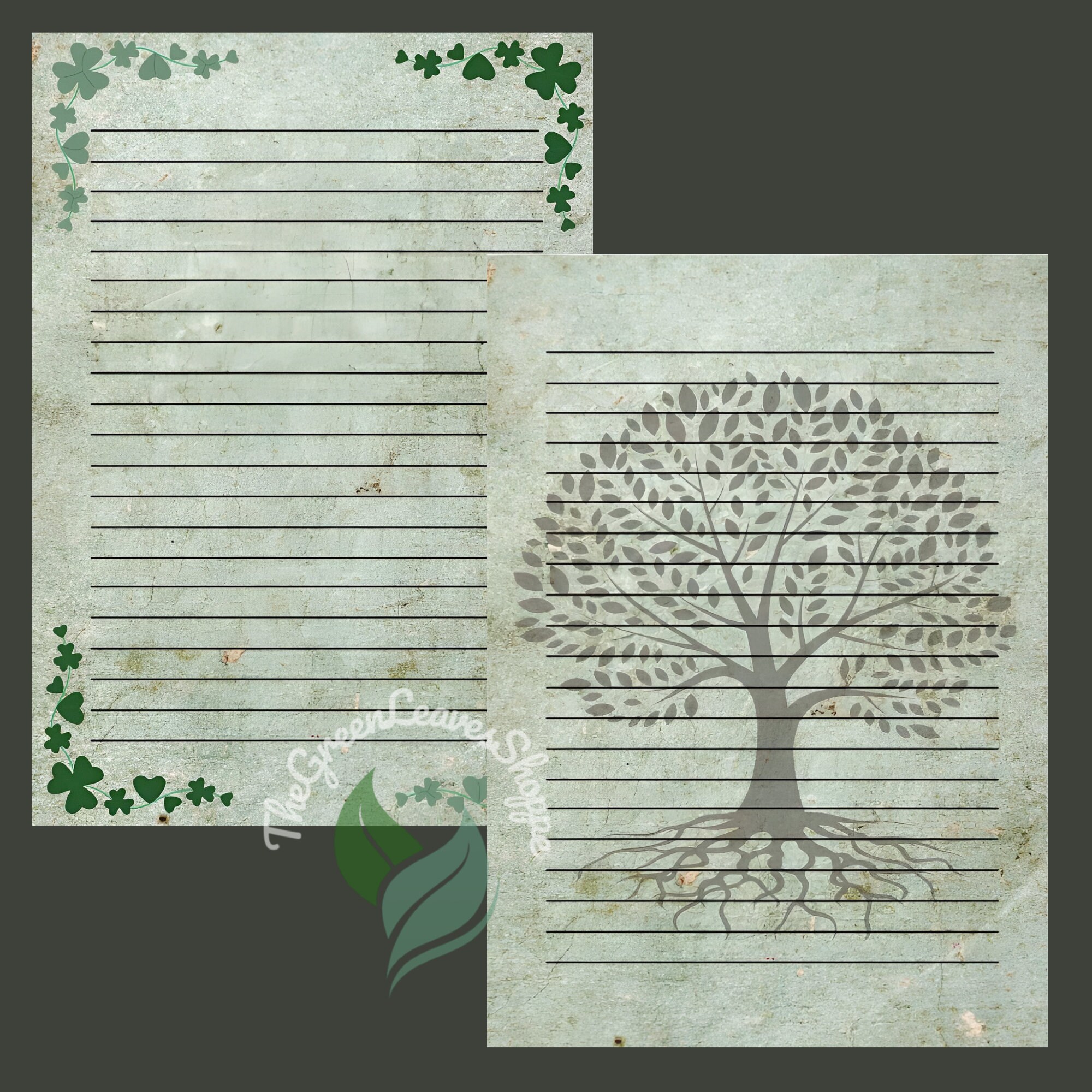 Printable Celtic and Irish Notebook Pages: 24 Different Printable ...