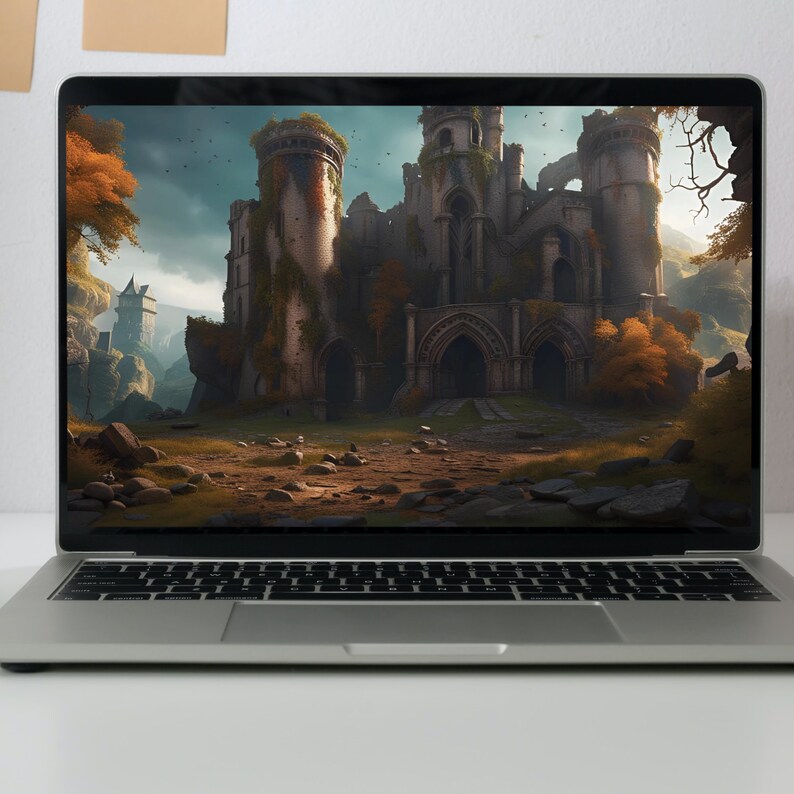 Enchanting Digital Art: Captivating Ruins of a Medieval Castle ...