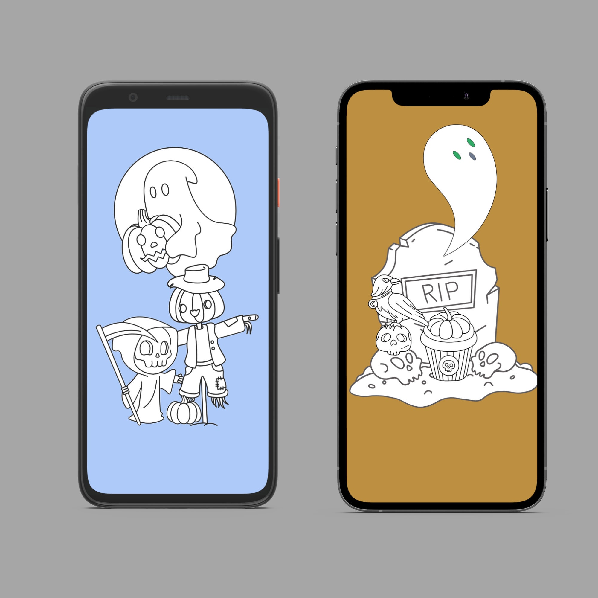 Spooktacular Halloween Phone Wallpapers - 19 Adorable and Eerie Designs ...