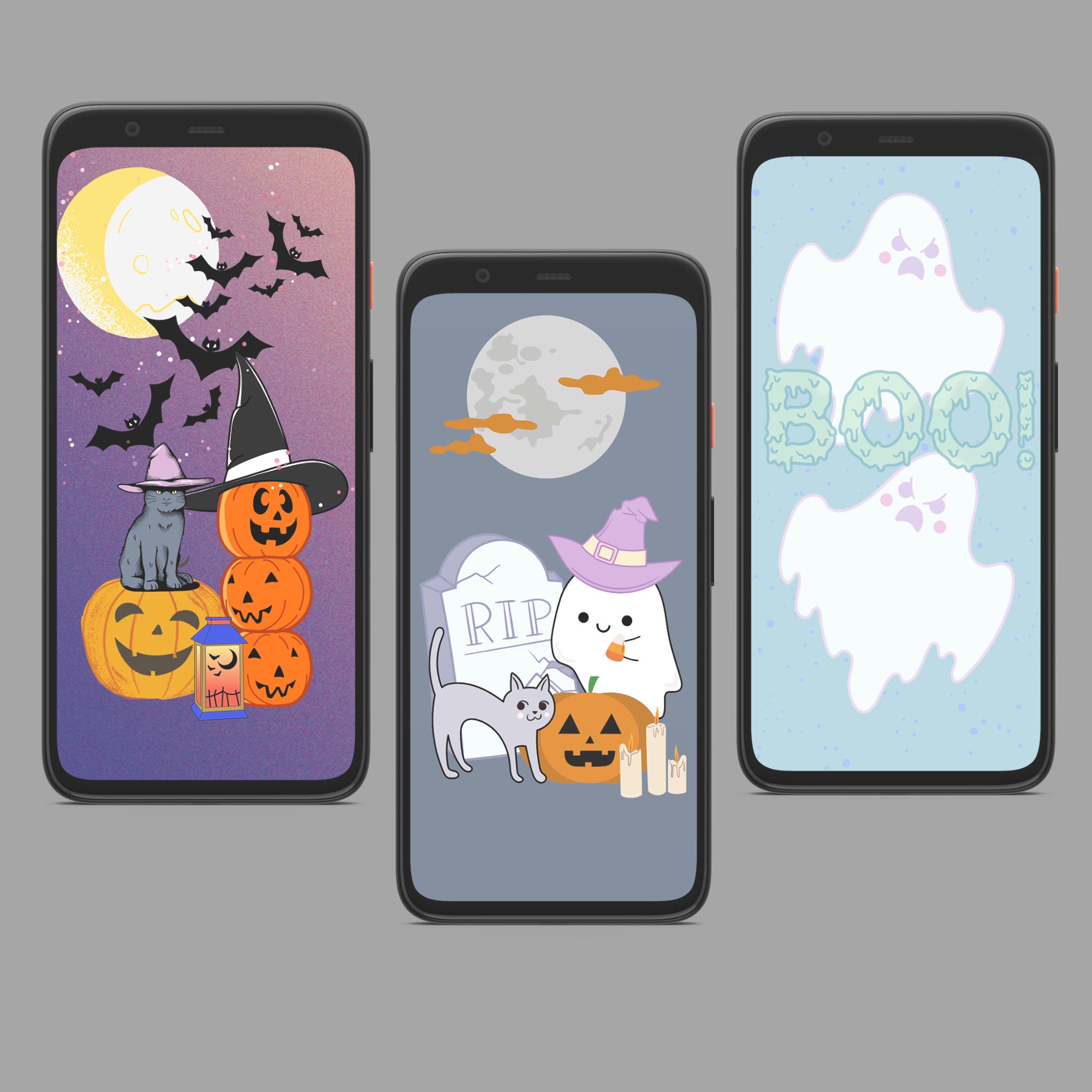 Spooktacular Halloween Phone Wallpapers - 19 Adorable and Eerie Designs ...