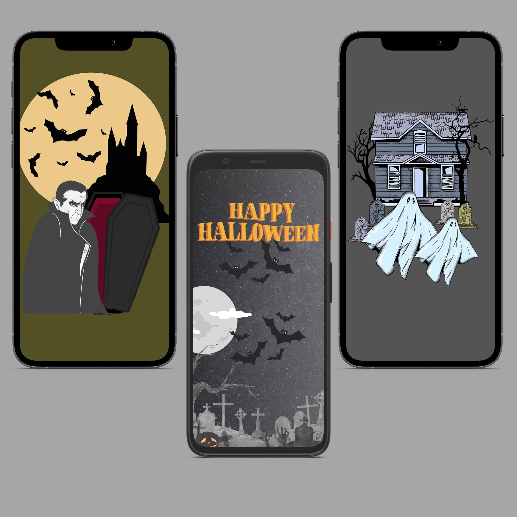 Spooktacular Halloween Phone Wallpapers - 19 Adorable and Eerie Designs ...