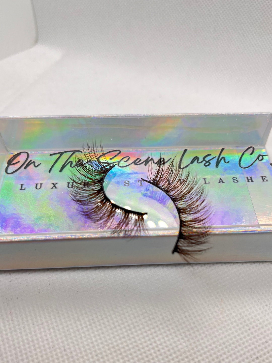Beautiful Custom “piel Canela” Brown 16mm Cateye, Luxury Strip Lashes ...