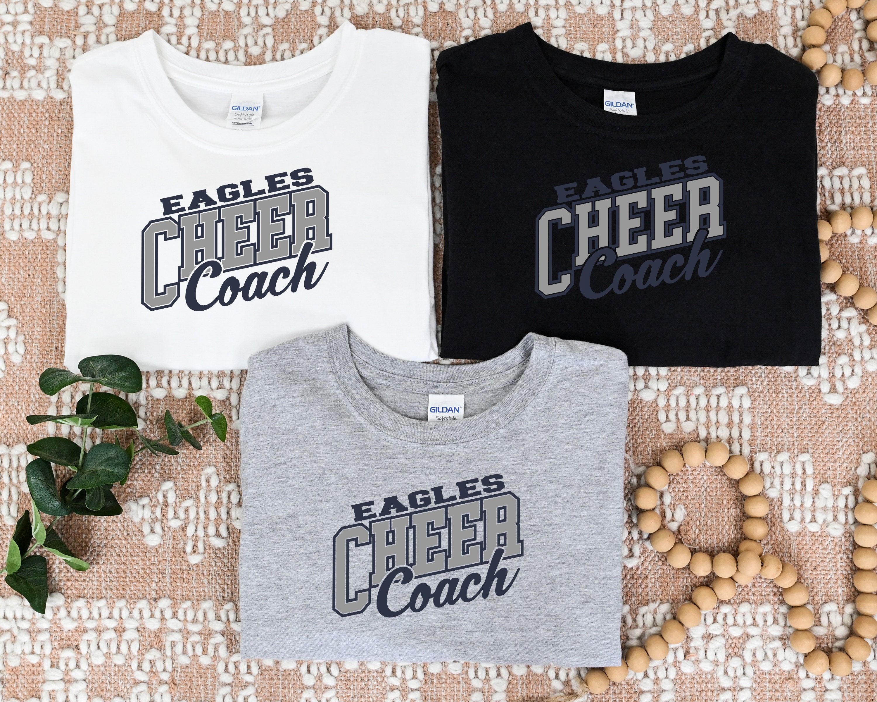 Custom Cheer Coach Shirt. Poms Coach Shirt, Customize It With the Name ...