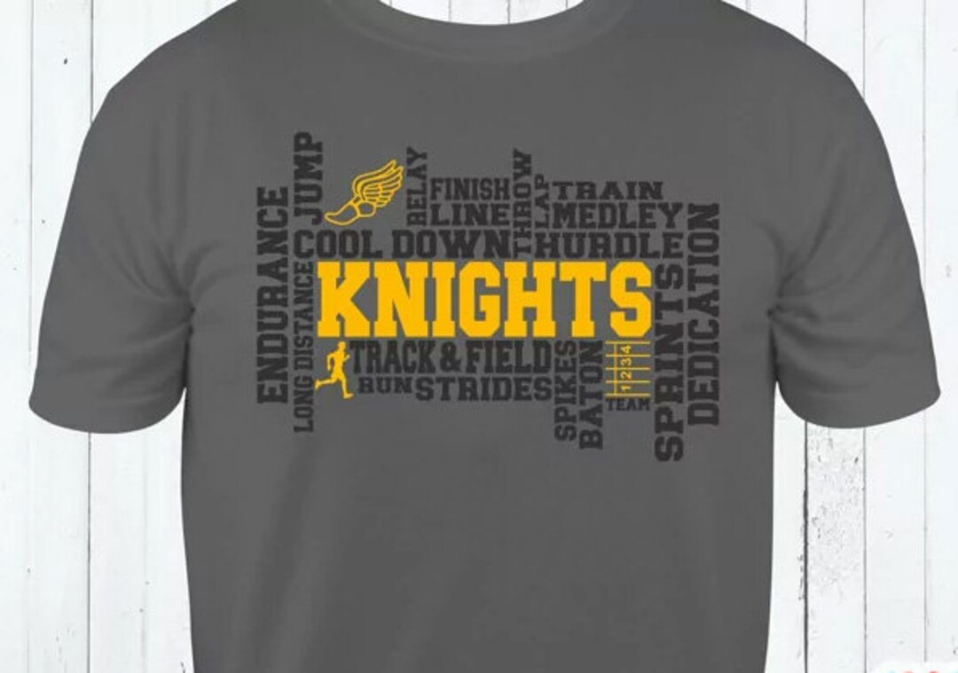 Custom Track and Field Shirt. Customize It With the Male/female, Team ...