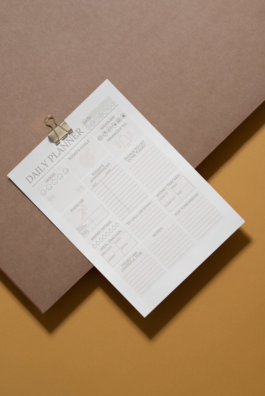 Gray Daily Planner, It Girl Planner, Downloadable Planner, PDF Planner ...