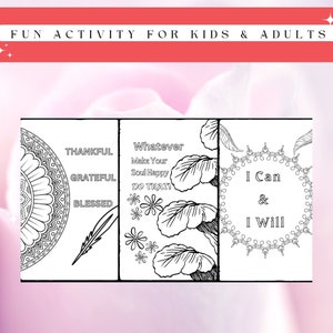 Printable Mandala Quotes Coloring Pages | Coloring for Adult and Kid ...