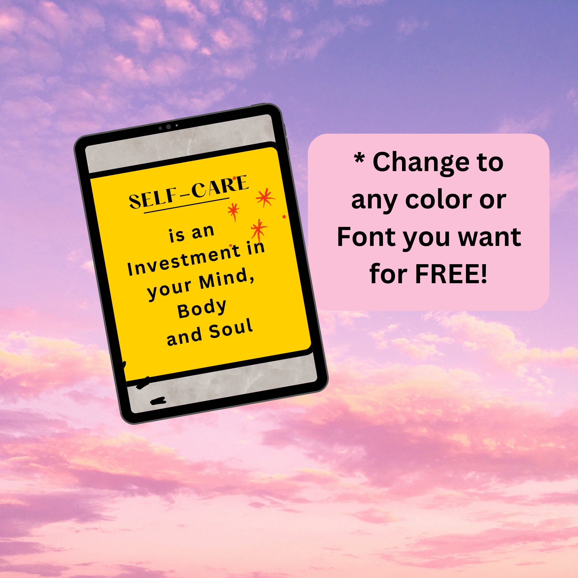 Self-care Motivational Poster Self-care Instagram Post - Etsy