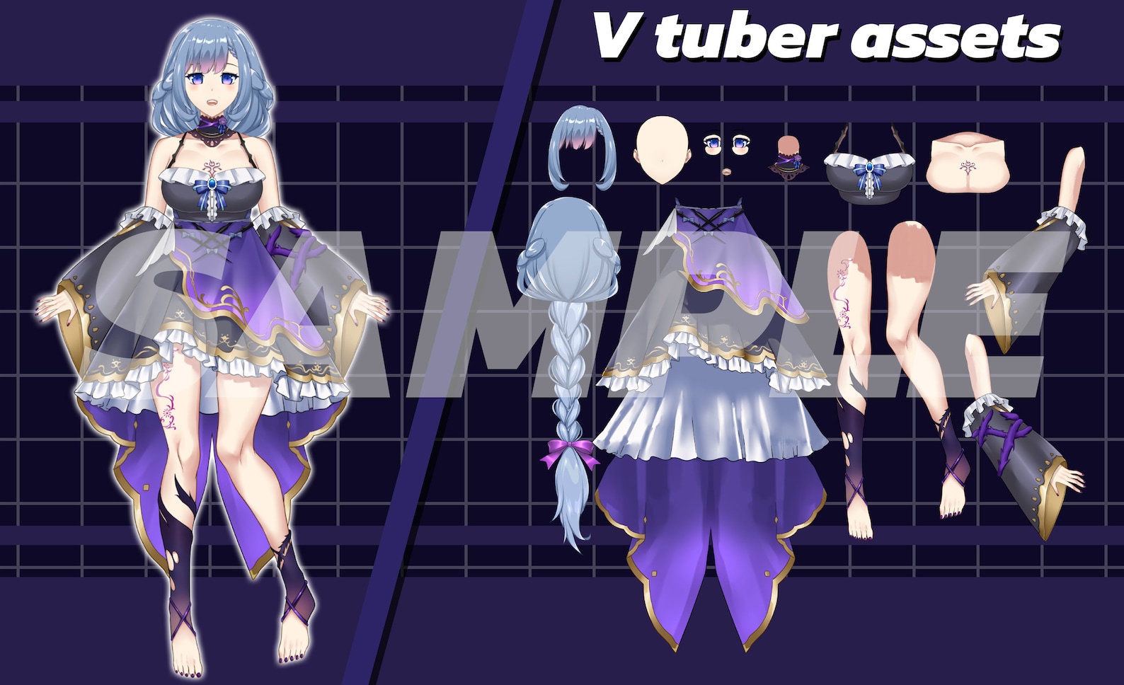 Vtuber Model Custom LIVE2D Vtuber Design Vtuber Commission - Etsy Canada
