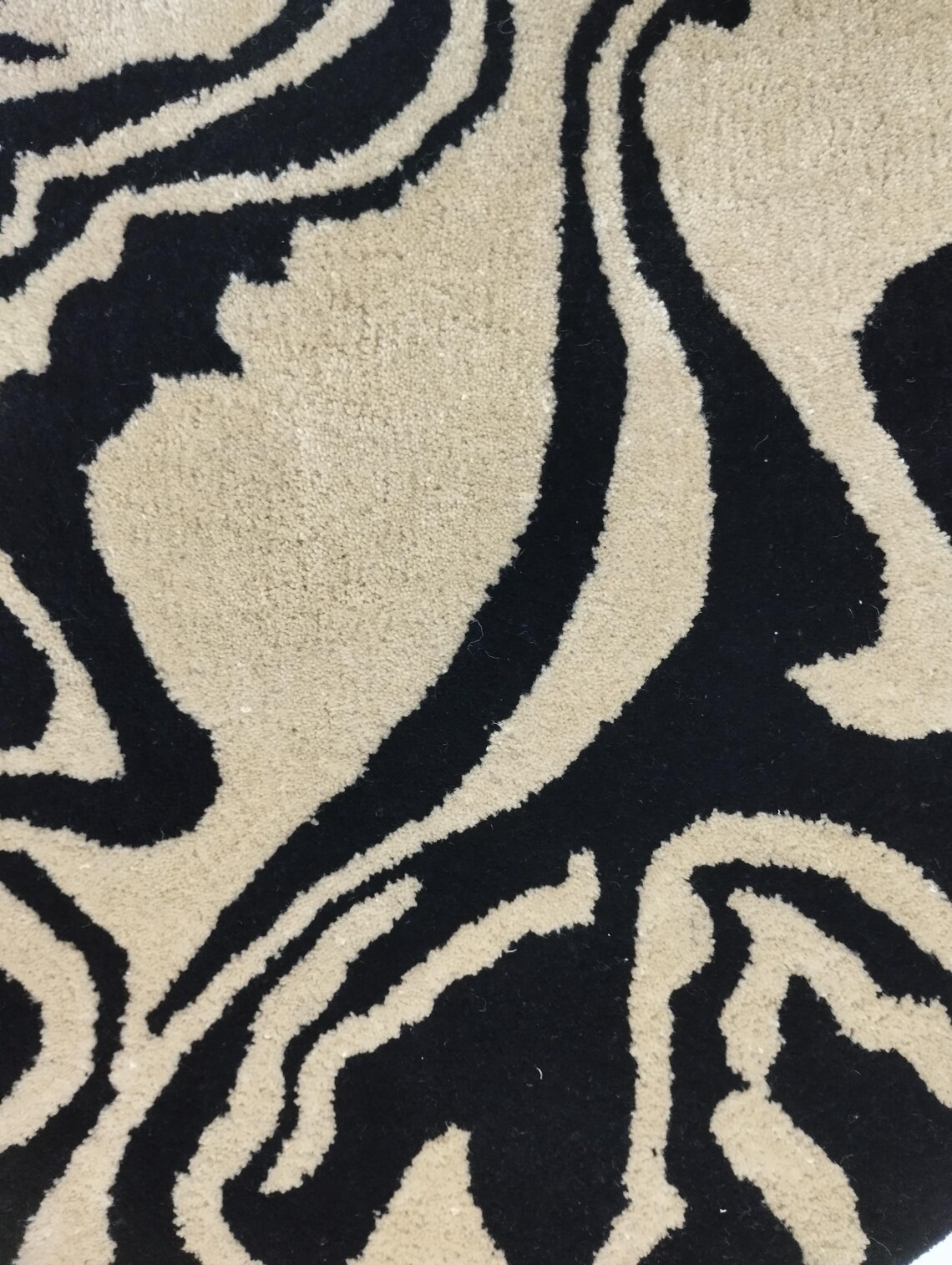Luxury Melting Irregular Shape Runner Hand-tufted Handmade Area Rug 100 ...