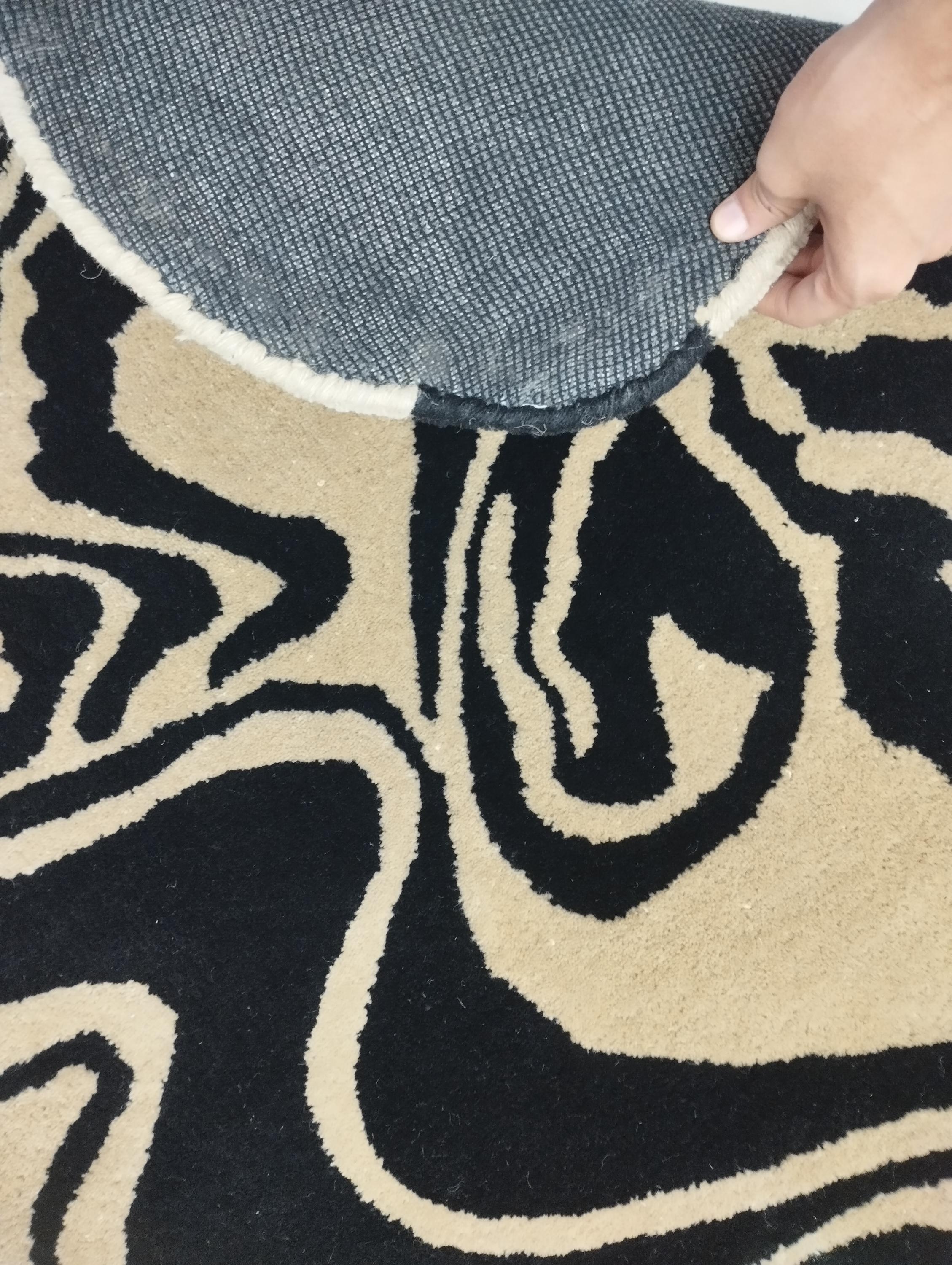 Luxury Melting Irregular Shape Runner Hand-tufted Handmade Area Rug 100 ...