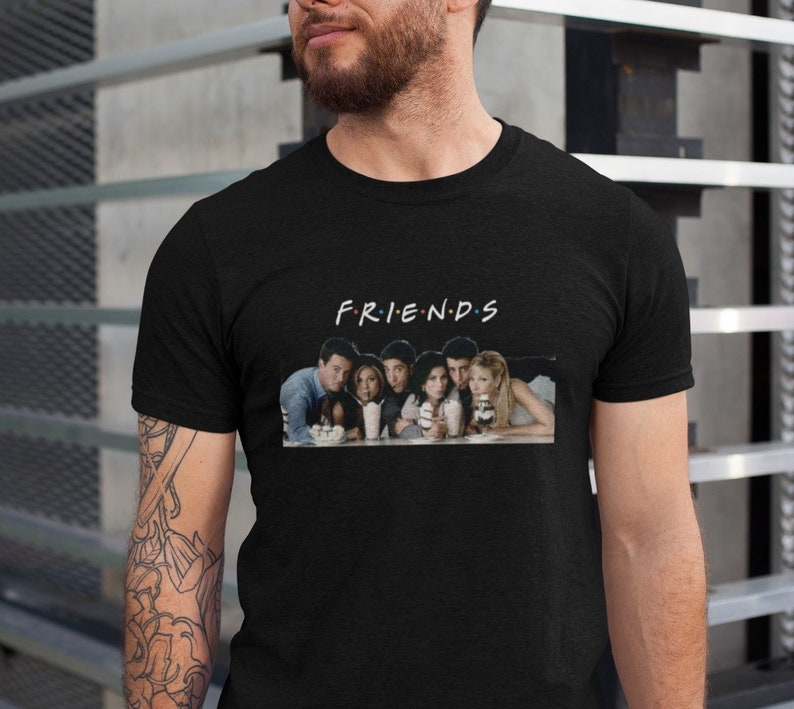 Friends TV Show Characters Unisex Shirts, Chandler Phoebe Joey Rachel ...