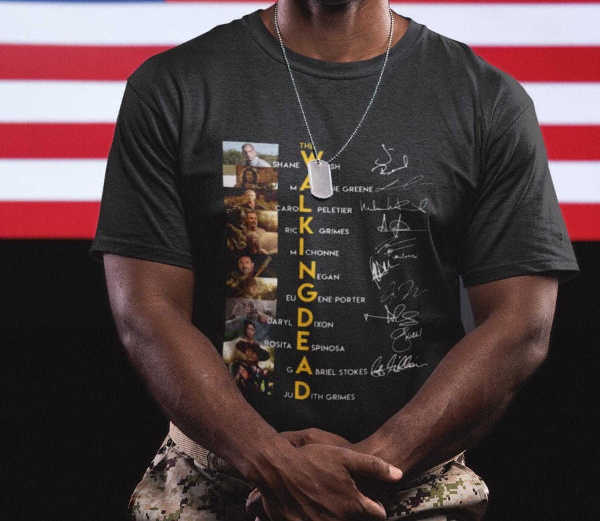 The Walking Dead Characters Anniversary Shirts, Zombie Apocalypse ...