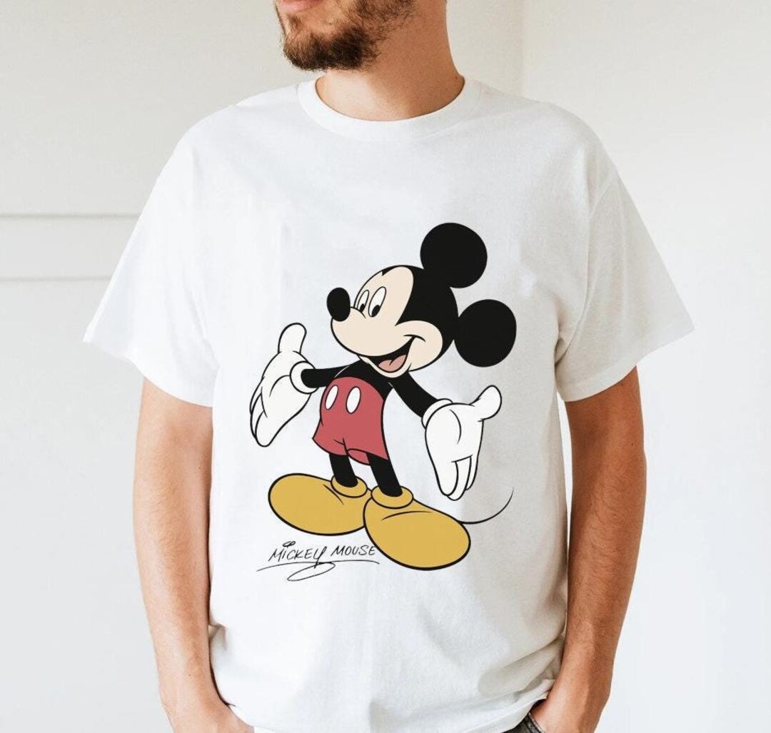 Mikey Mouse Pose Matching Shirts, Vintage Disneyland Mikey Family ...
