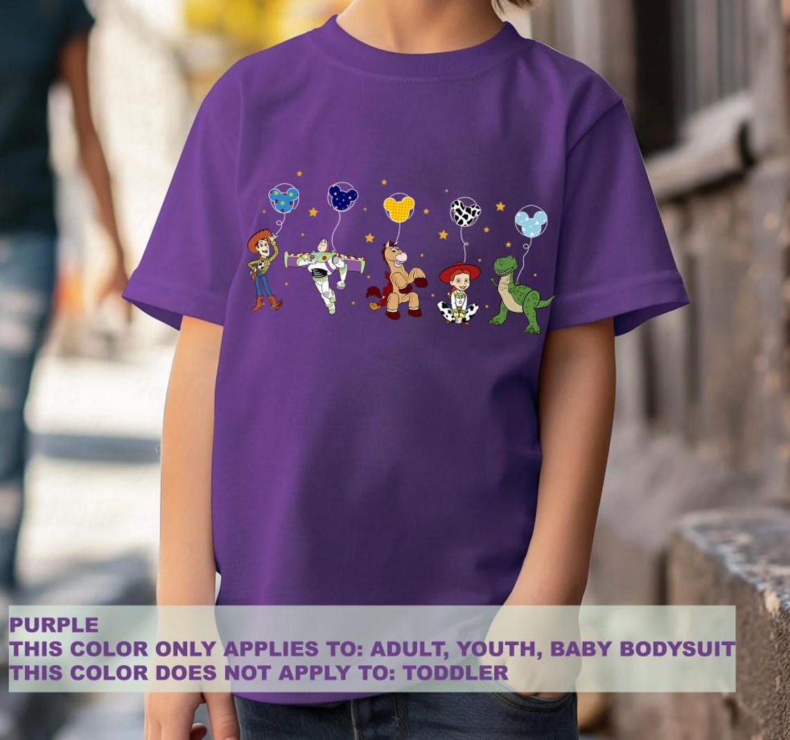 Balloon Toy Story Friends Matching Shirts, Toy Story Characters Shirt ...