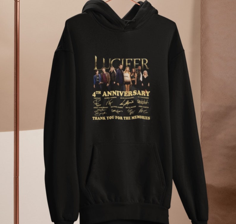Lucifer Characters 4th Anniversary Memories Shirts, Lucifer Morningstar ...
