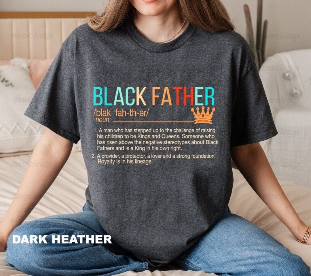 Chemises unisexes noir définition père, chemise fête des pères ...