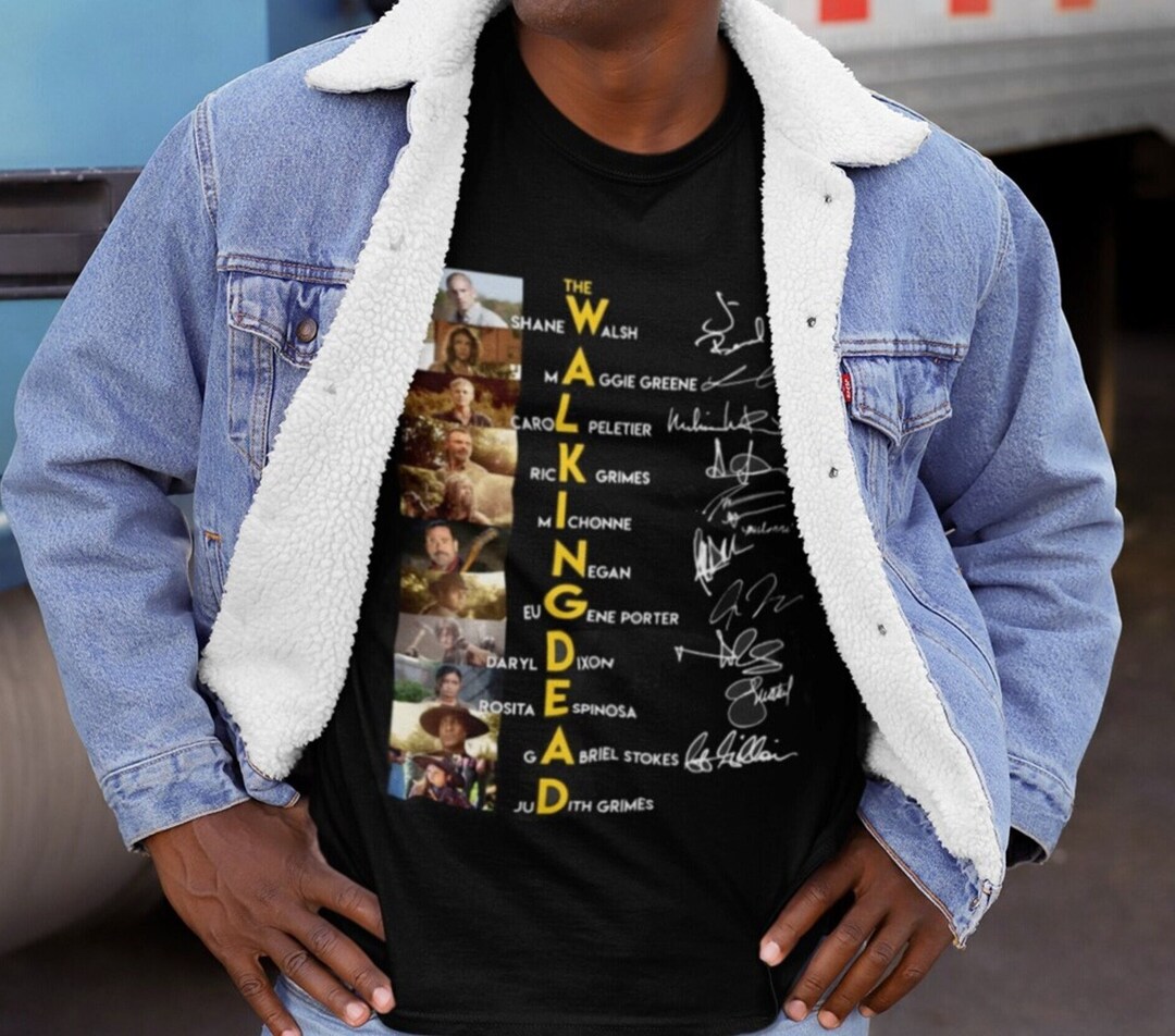 The Walking Dead Characters Anniversary Shirts, Zombie Apocalypse ...