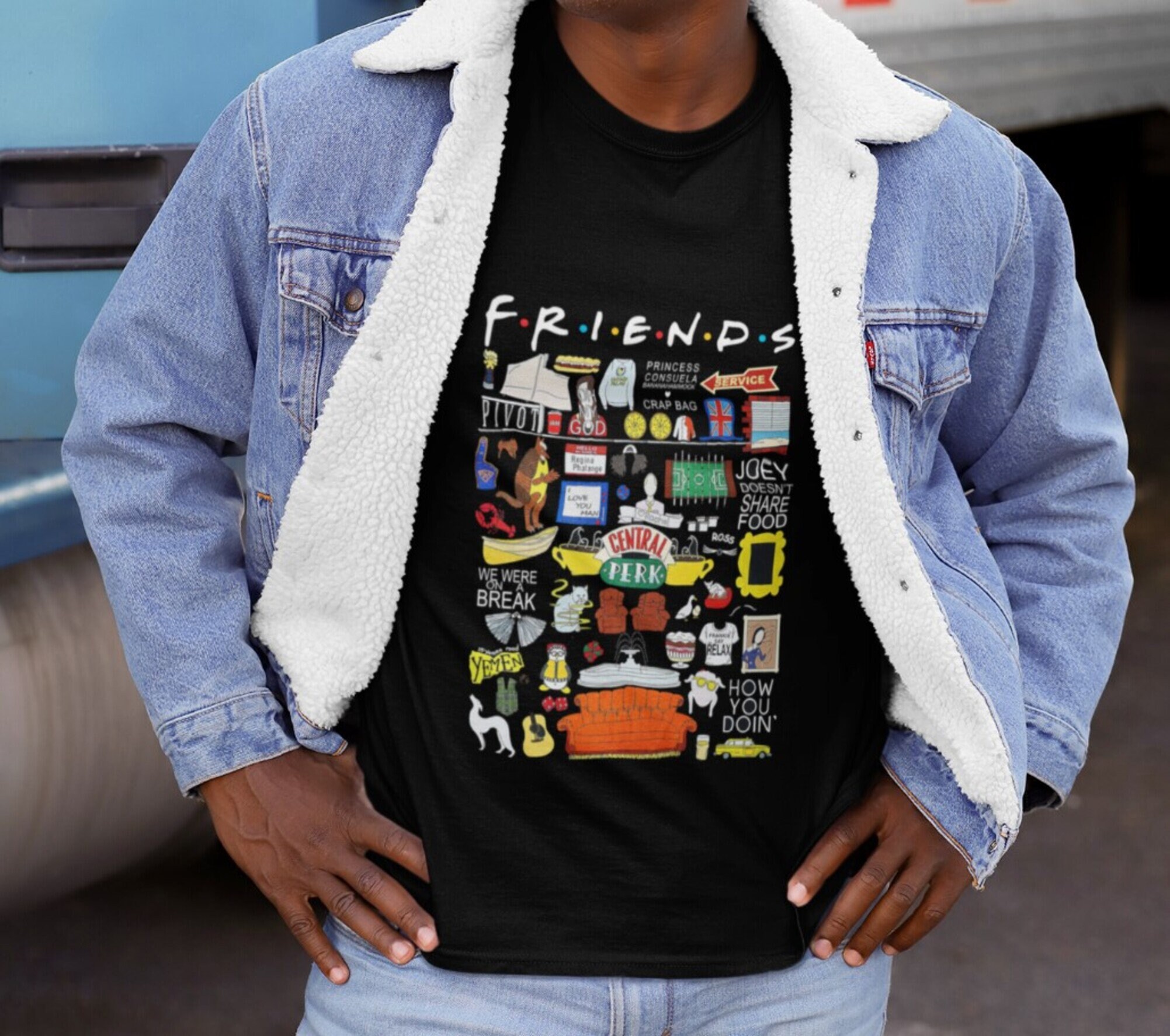 Friends Quotes TV Show Characters Shirts, Friend Series Shirt, Best ...