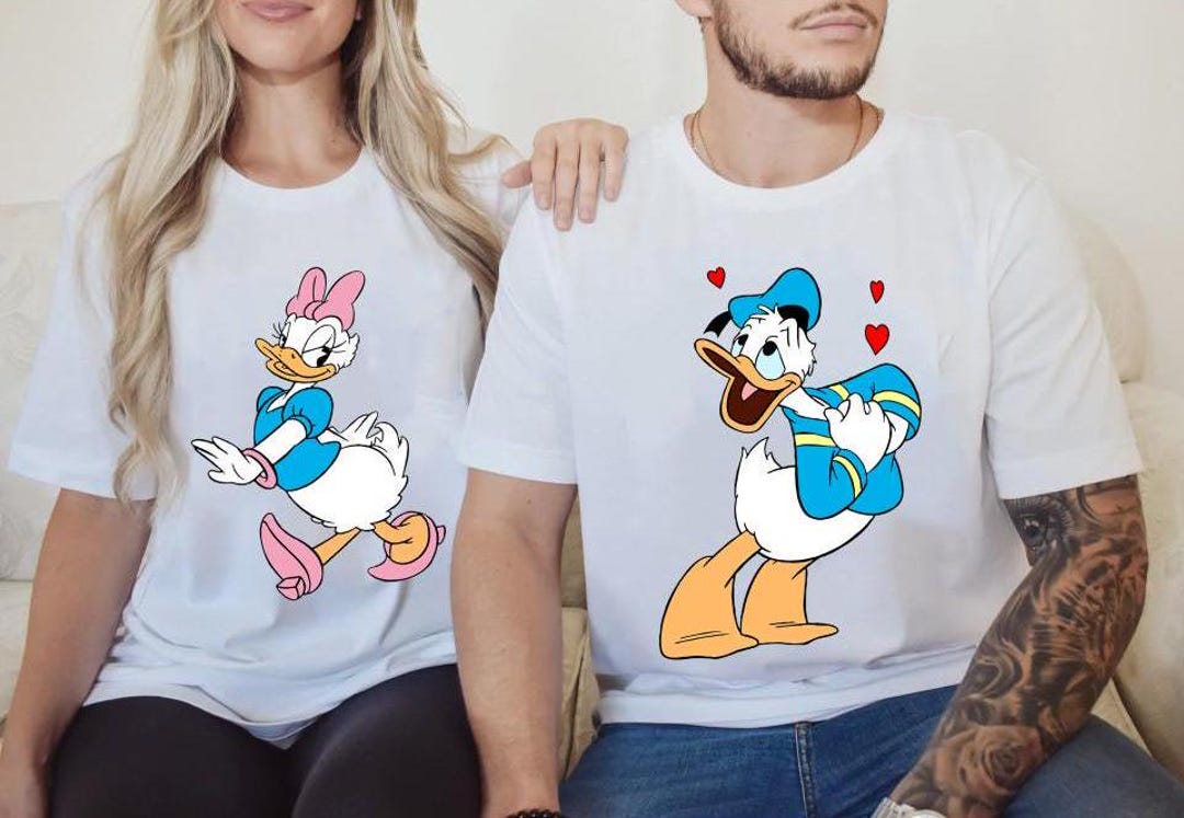 Donalld Duck and Daisy Duck Matching Couple Shirts, Cute Couples ...