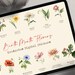 Birth Flowers Stickers for Goodnotes Planning, Digital Sticker Planner ...