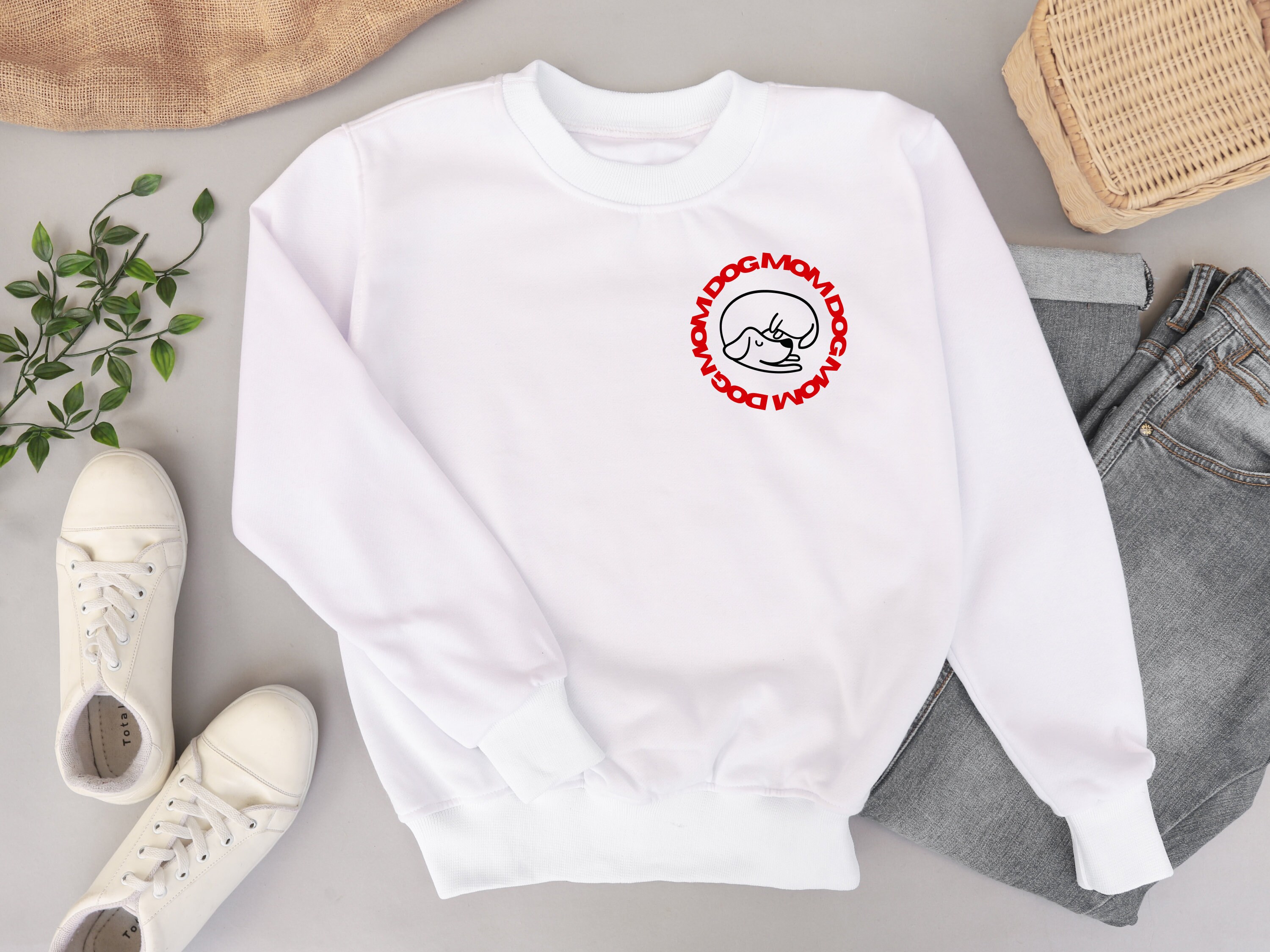 Trendy Dog Mom Sweater Dog Face Sweater Dog Mom Sweatshirt Dog Mama ...