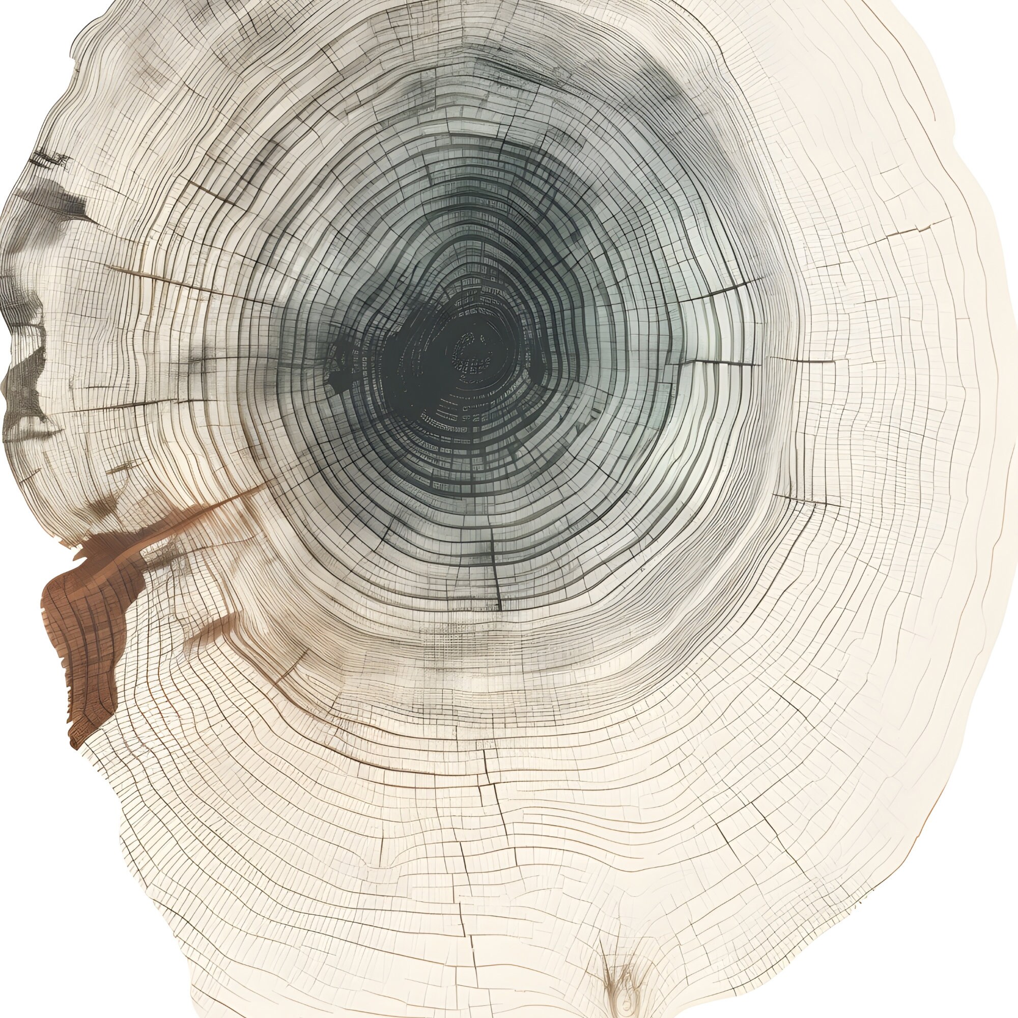 Tree Ring Wall Art Set of 3 | Tree Ring Prints | Digital Download ...
