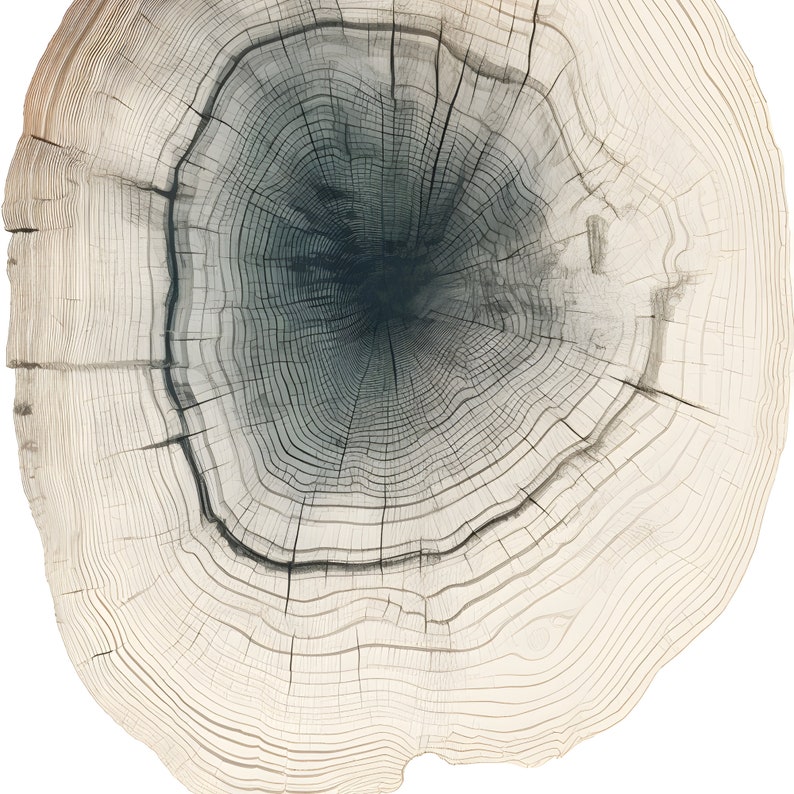 Tree Ring Wall Art Set of 3 | Tree Ring Prints | Digital Download ...