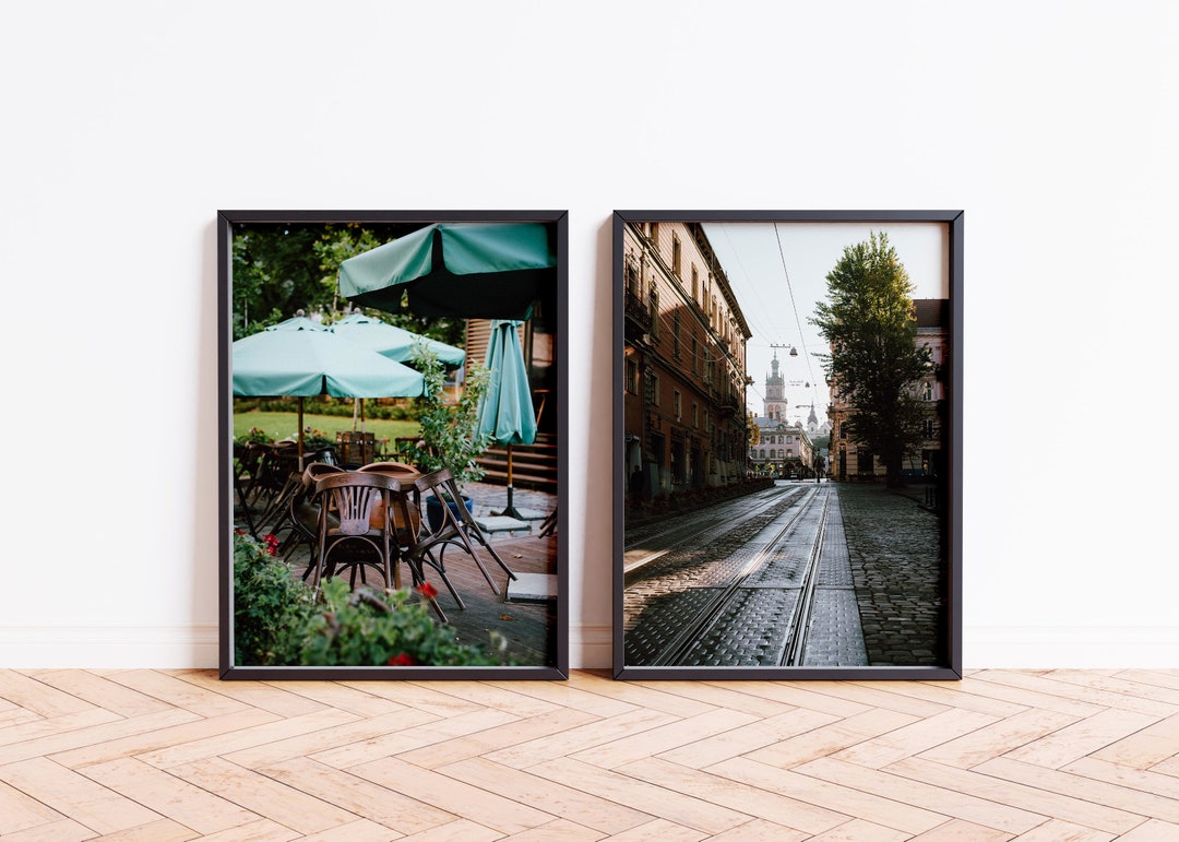 Lviv Prints Wall Art, Photo Postcards of Lviv, Ukraine Set of 2 Prints ...