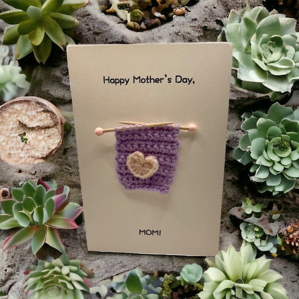Crochet Card - Etsy