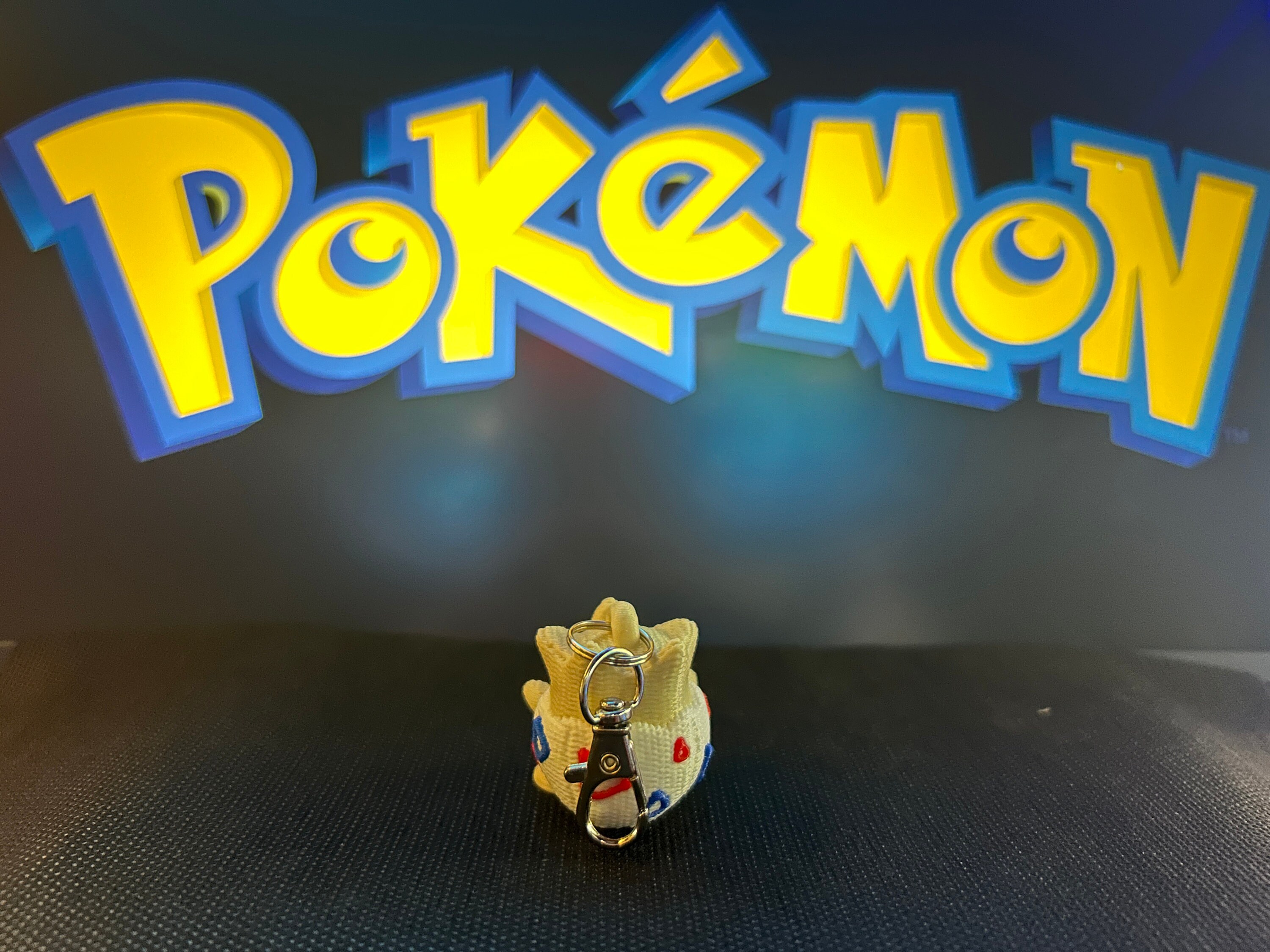 Pokémon Togepi Fan Art 3d Printed Keychain / Backpack Bling, Crotchet ...