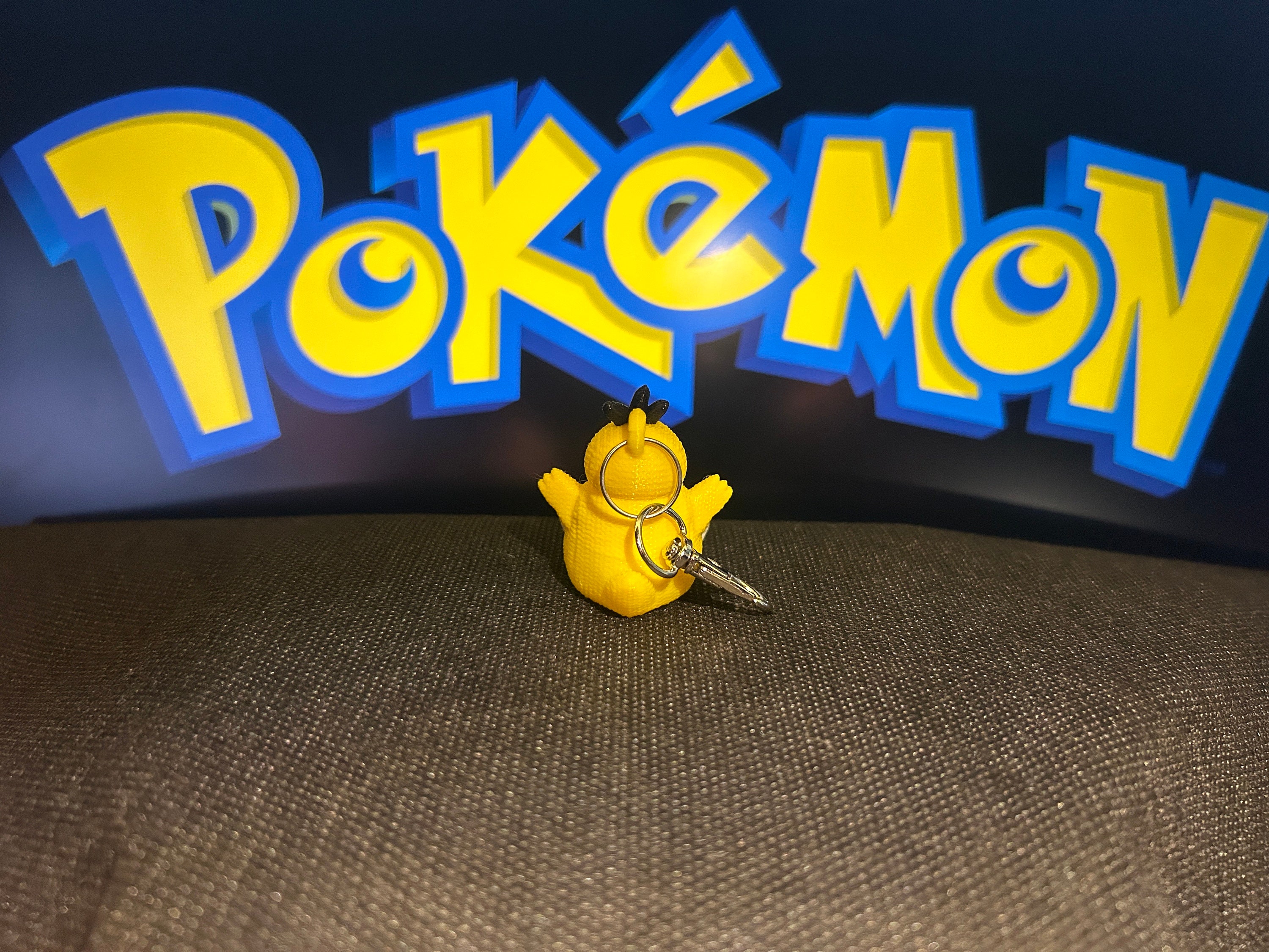Pokémon Psyduck Fan Art 3d Printed Keychain / Backpack Bling, Crotchet ...