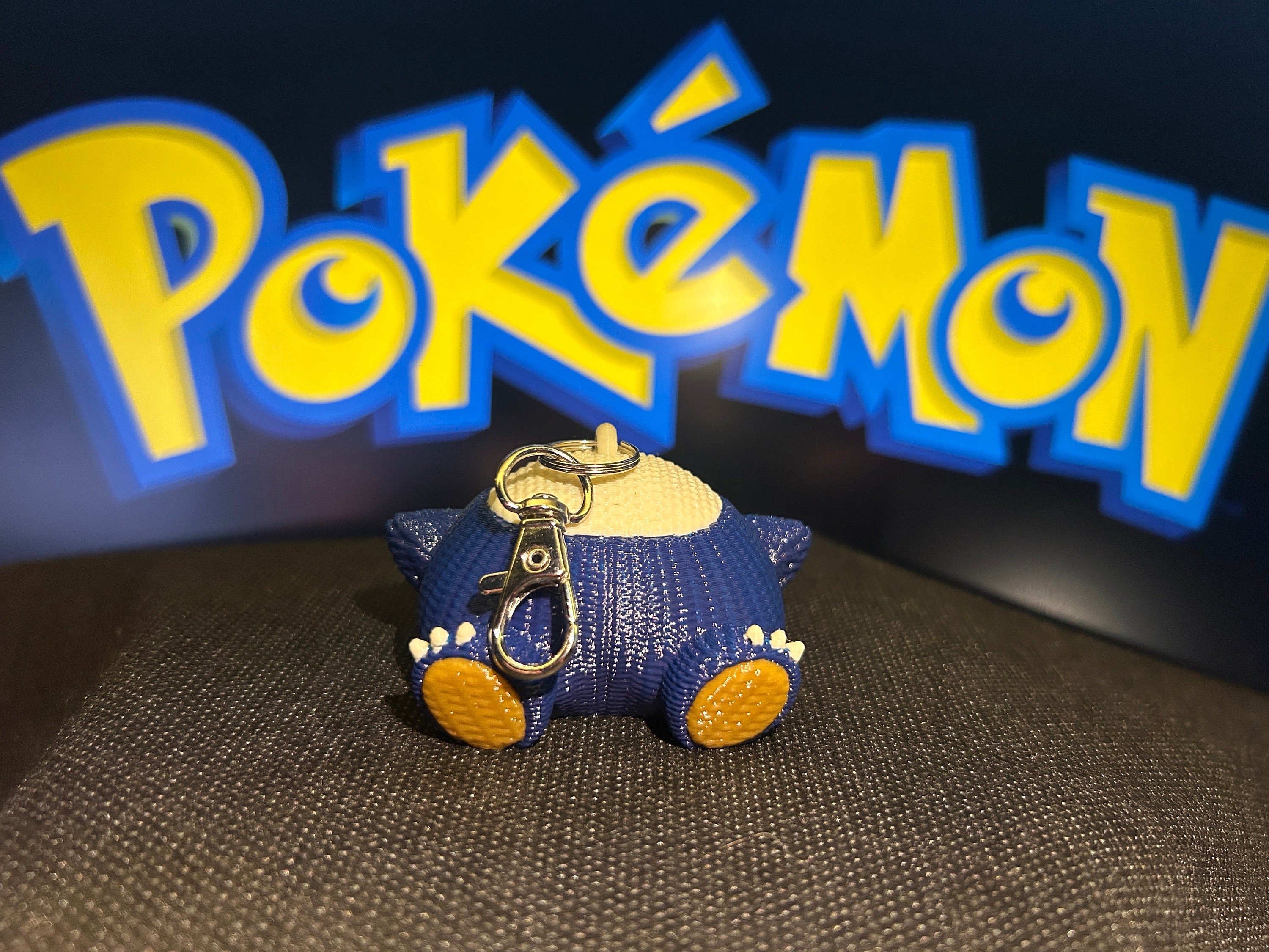 Pokémon Snorlax Fan Art 3d Printed Keychain / Backpack Bling, Crotchet ...