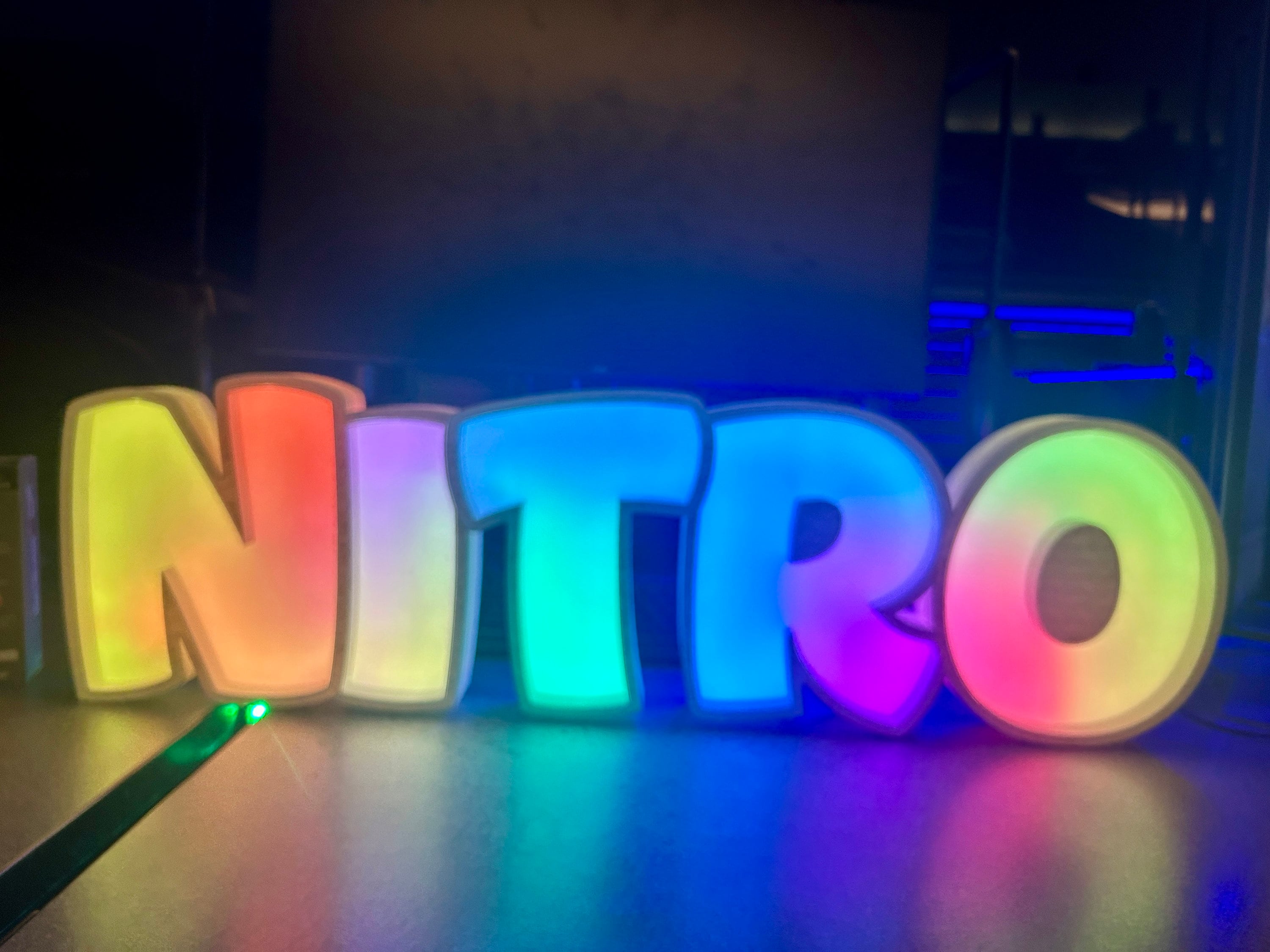 Custom Bubble Letters / Cloud Font Name Sign | Illuminated Back Lit ...