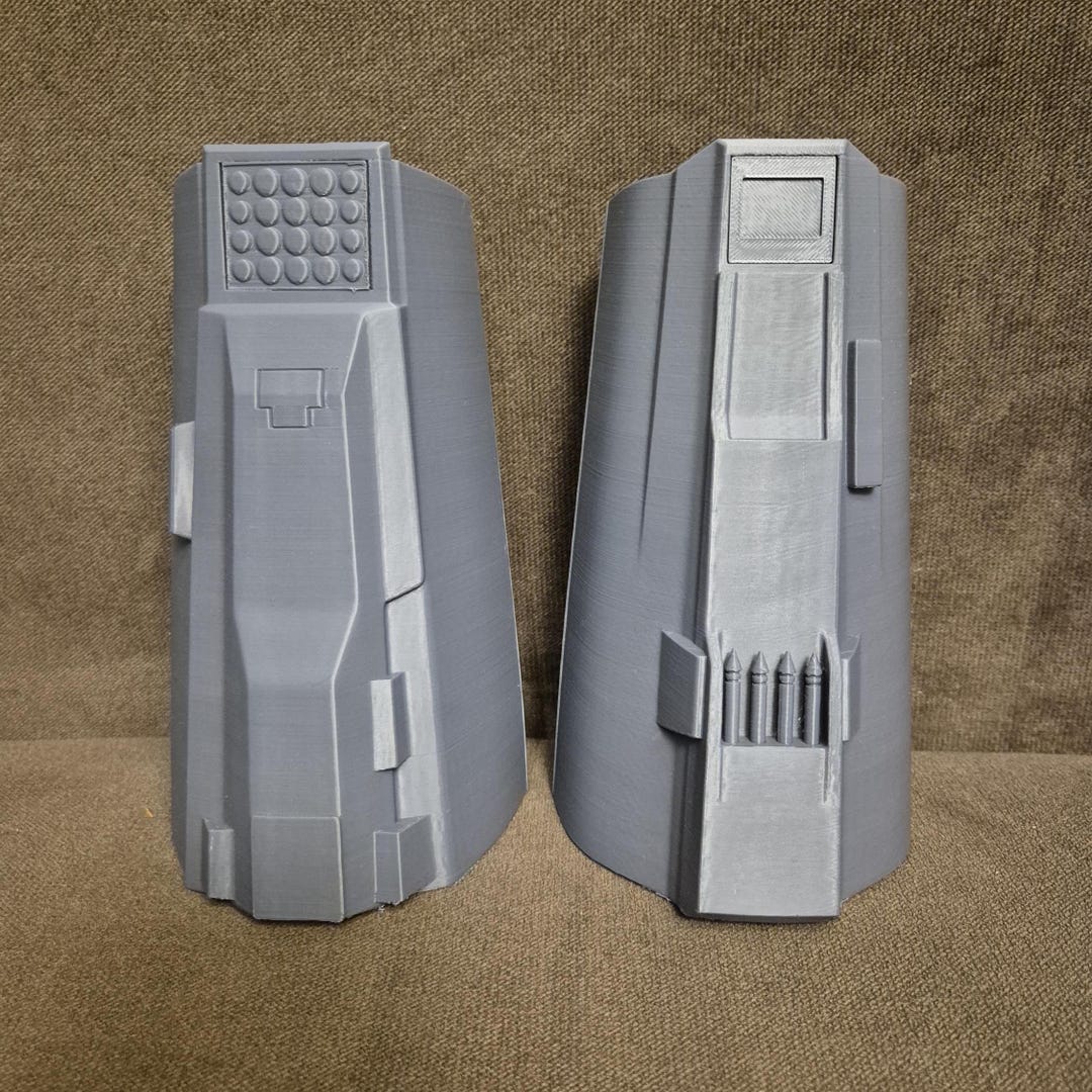Mandalorian Death Watch Armor Gauntlets 3D Printed - Etsy
