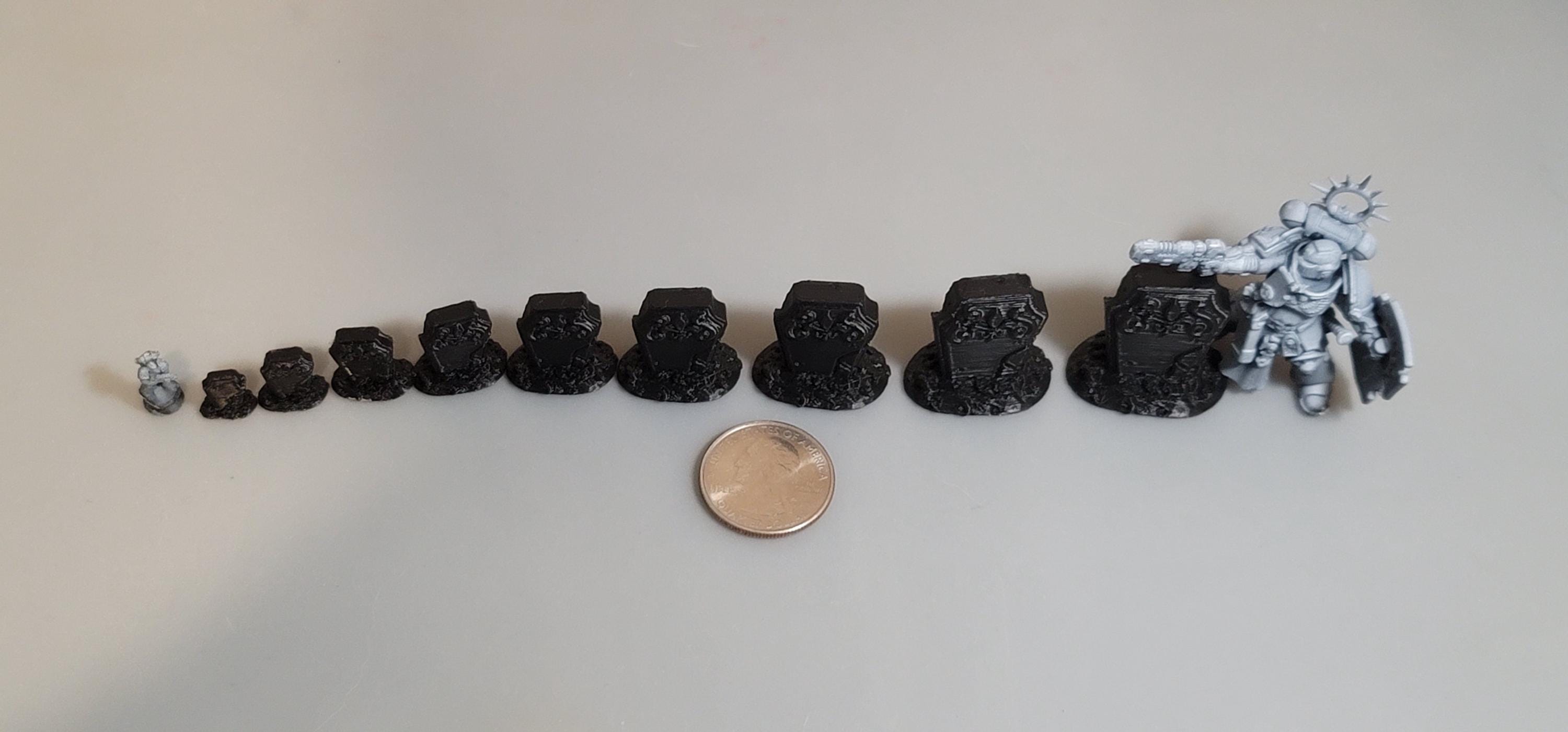 3D Printed Miniature Gravestones | Diorama, Jumping Spider Enclosure ...
