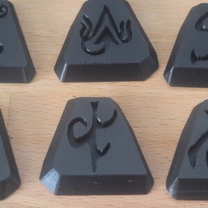 Diablo Runes Unpainted 3D Printed - Etsy