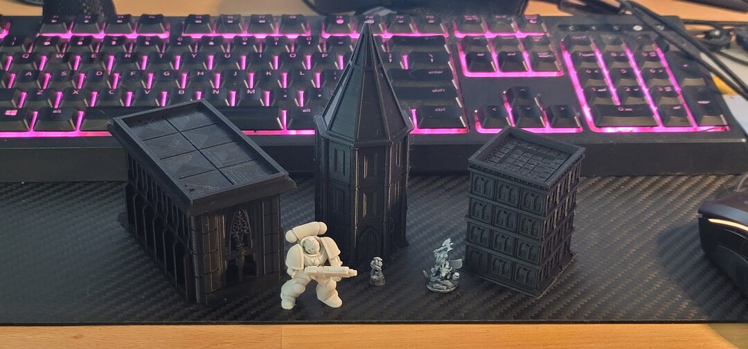 Miniature Grimdark 6mm 10mm Scale Buildings Scenery Props 40k - Etsy