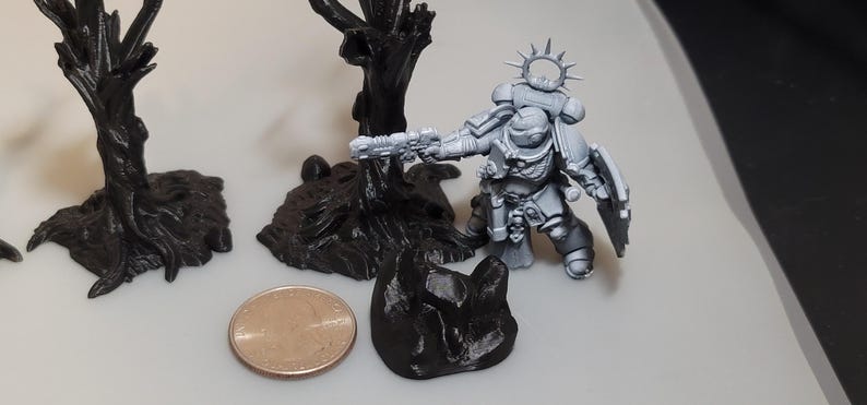 Miniature Scary Trees (unpainted) for Tabletop Gaming – Perfect for D&D ...