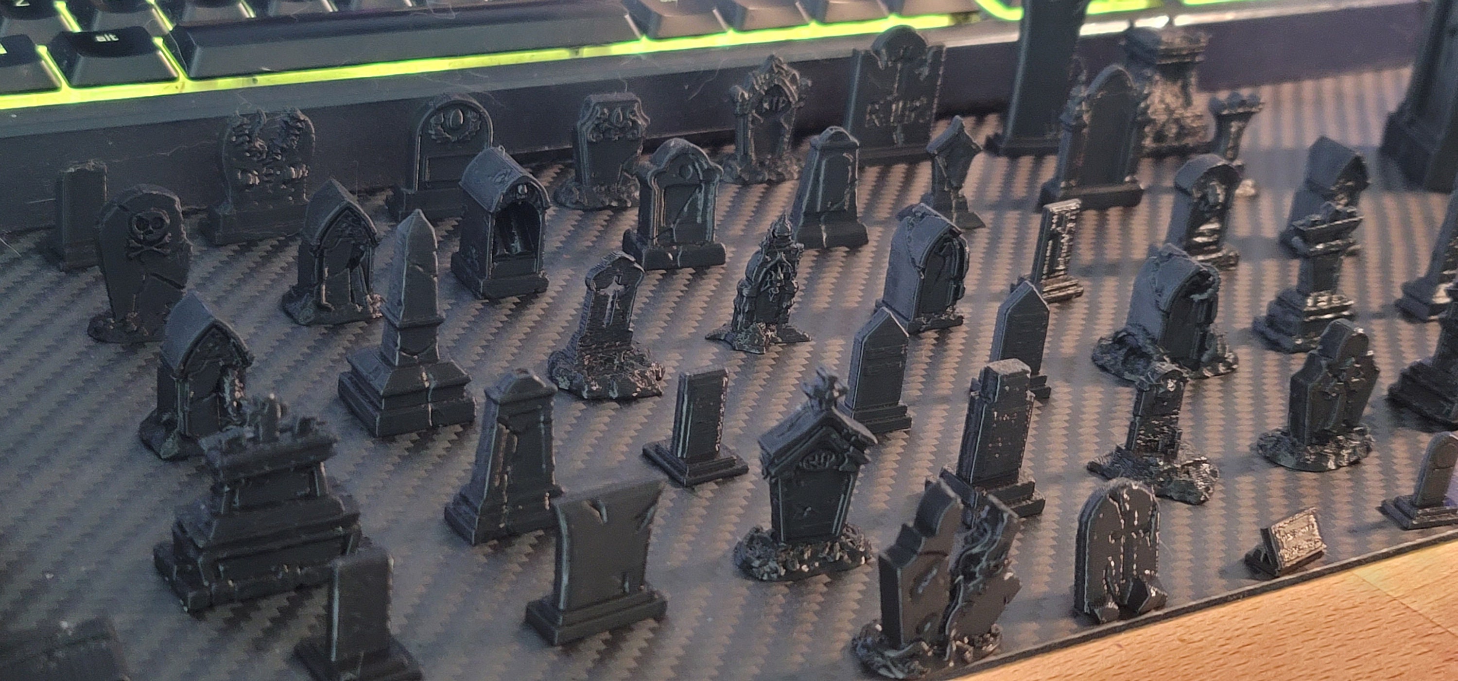 3D Printed Miniature Gravestones | Diorama, Jumping Spider Enclosure ...