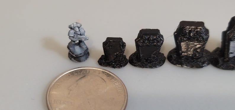 3D Printed Miniature Gravestones | Diorama, Jumping Spider Enclosure ...
