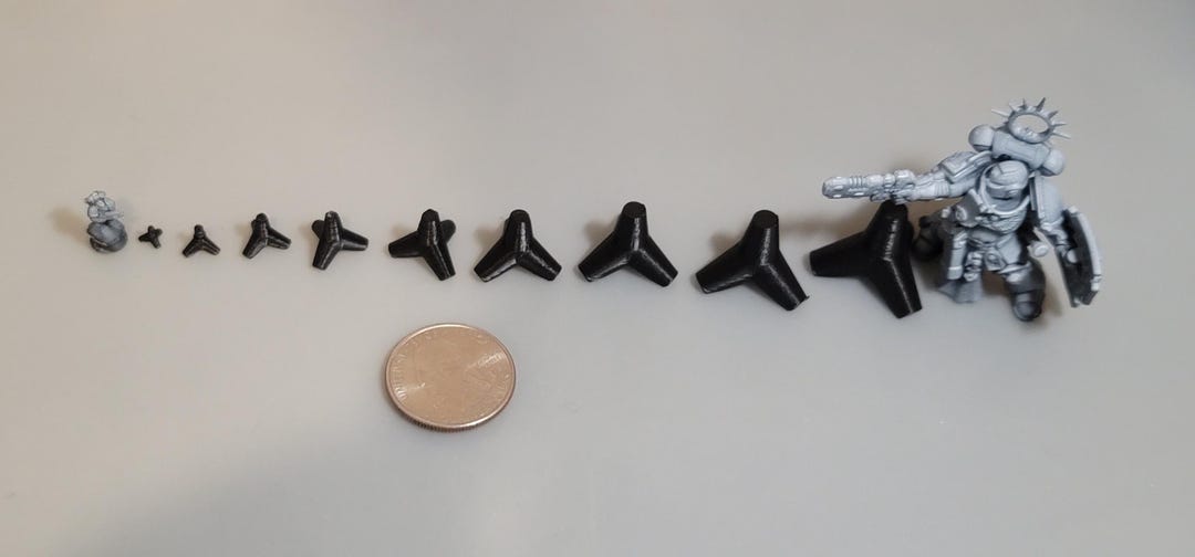 Miniature Tank Traps Unpainted 3d Printed Scenery Props - Etsy