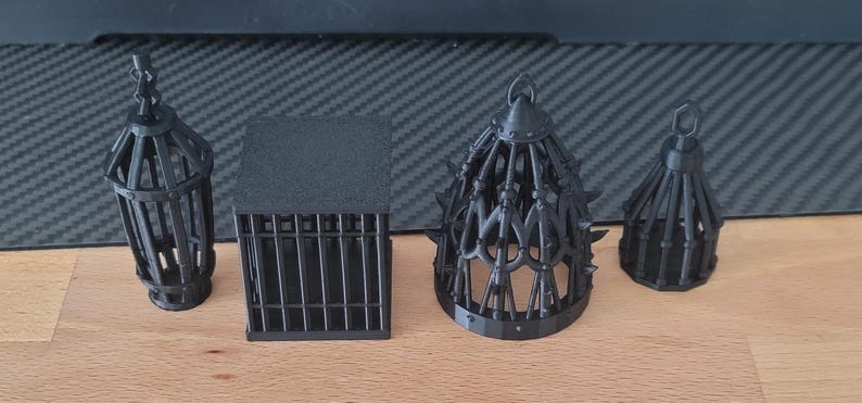 Miniature Cages Scenery Props 3D Printed 1inch 30mm - Etsy