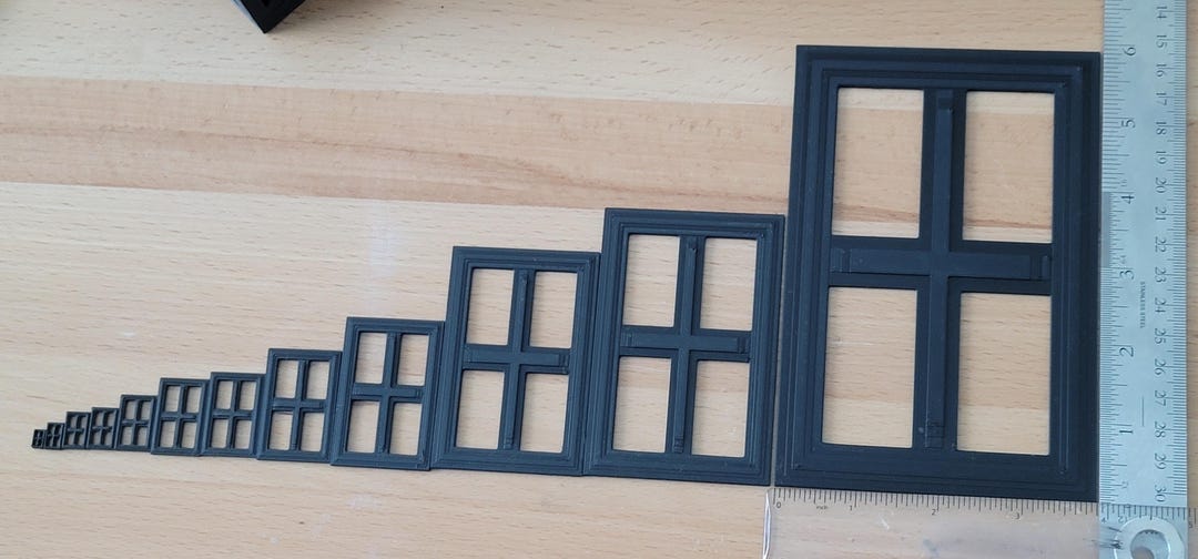 3D Printed Miniature Window | Diorama, Jumping Spider Enclosure ...