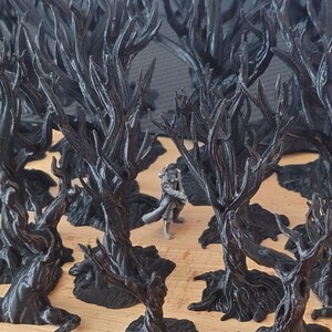 Miniature Scary Trees (unpainted) for Tabletop Gaming – Perfect for D&D ...