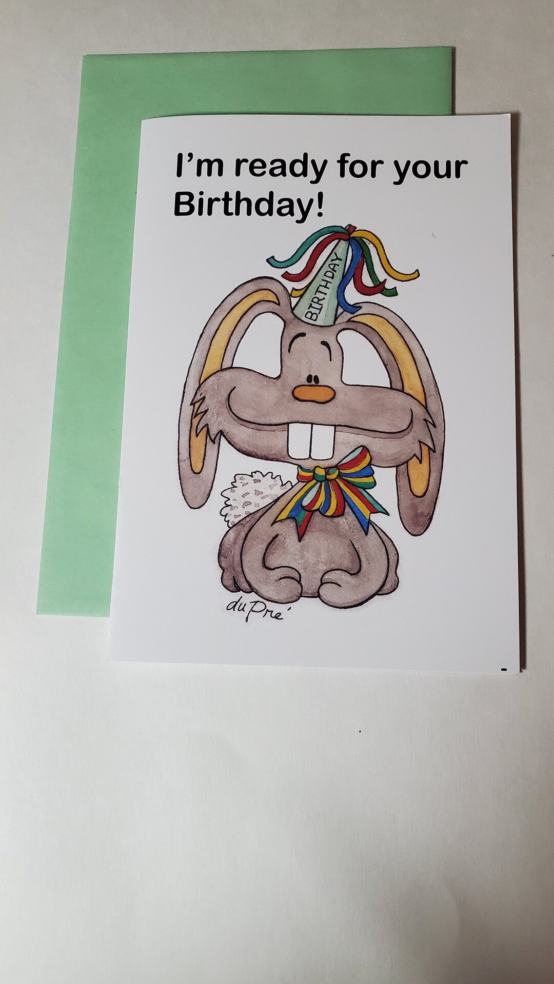 BIRTHDAY GREETING CARD - Funny Cartoon Character & Cute Animal - Etsy