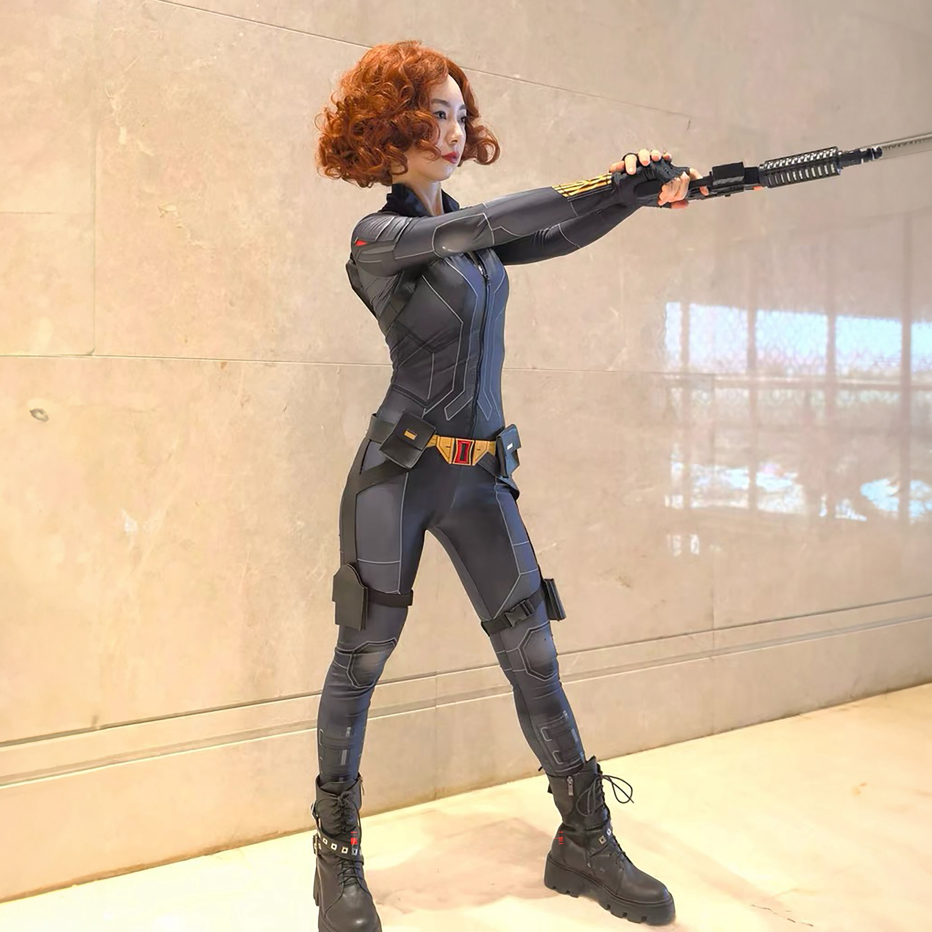 Black Widow Natasha Cosplay Suit - Etsy