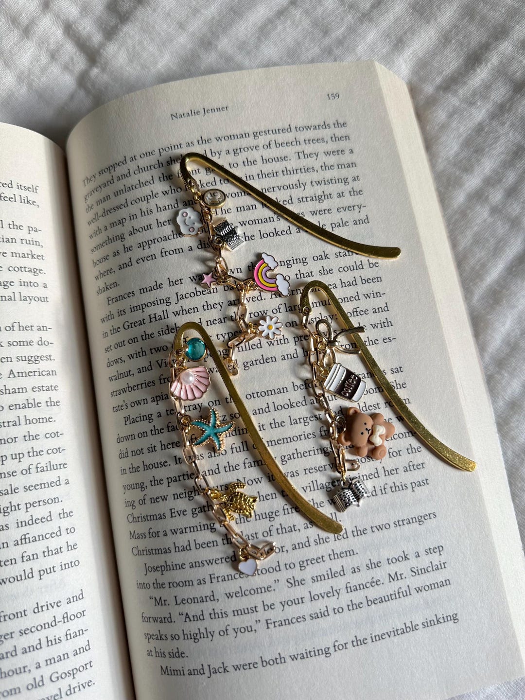 Charmed Bookmarks | Book Lovers | Charms | Gift for Book Lovers ...